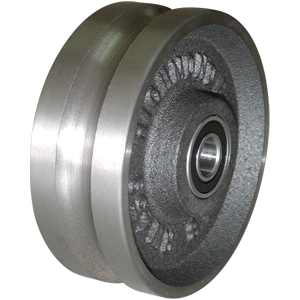 75mm V Groove Track Wheel | 1/2" Axle Diameter (VG360-50) | Richmond ...