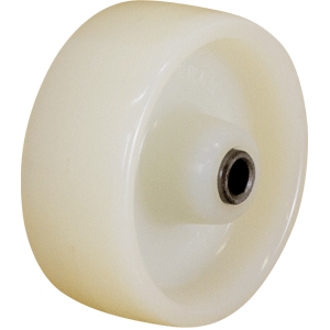 75mm Solid Nylon Wheel | 1/2" Axle Diameter (NY3321-50WHT) | Richmond ...