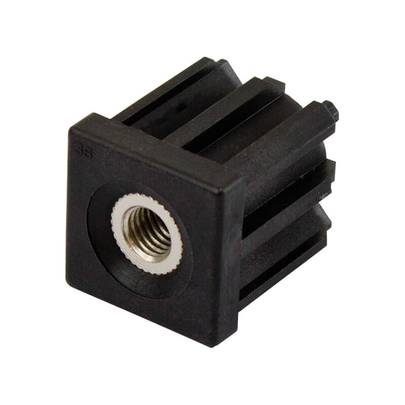 38mm Square M12 Threaded Tube End Mild Steel (TIR38SQM12) | Richmond ...
